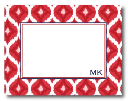 Red White And Blue Chevron Border