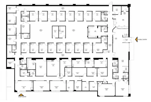 Outpatient Clinic Floor Plan