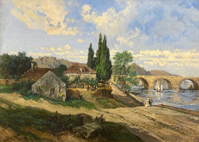 ALEXANDRE RENÉ VERON PAINTINGS FOR SALE | Mark Murray Fine Paintings