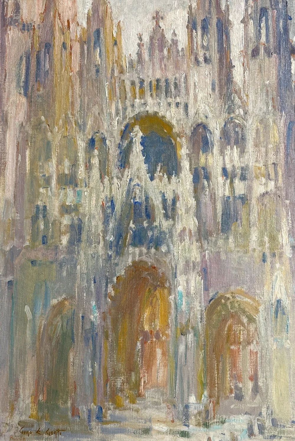 Gino Emilio Conti | Rouen Cathedral | Mark Murray Fine Paintings