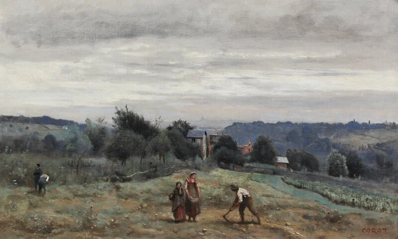 Corot, Jean-Baptiste - Ville d’Avray - Sur les Hauteurs | Mark Murray ...