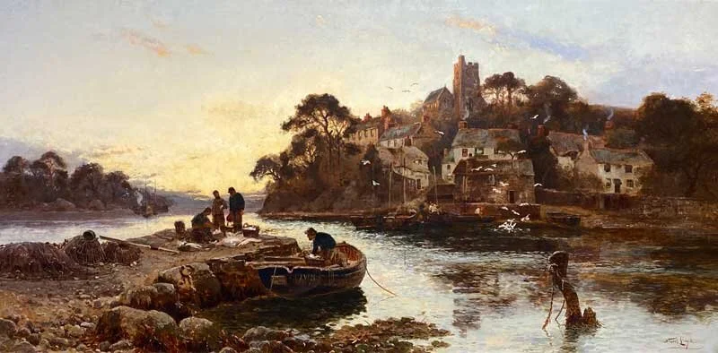 Walter Stuart Lloyd - Noss, South Devon | Mark Murray Fine Paintings