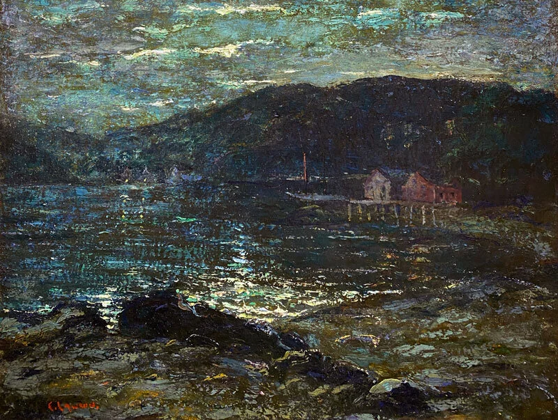 Ernest Lawson | Moonlight | Mark Murray Fine Paintings