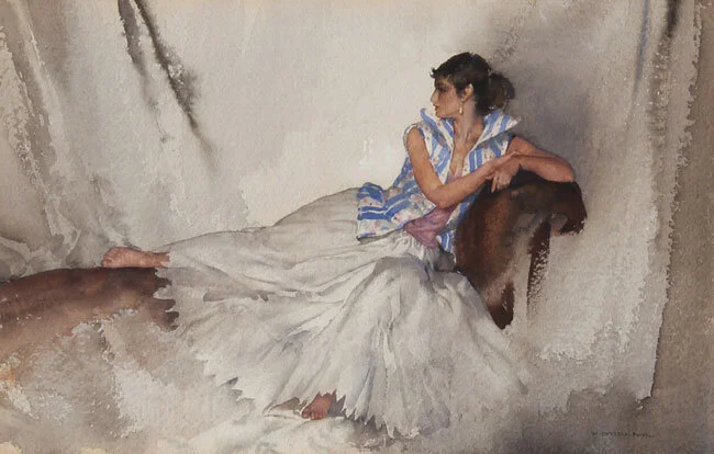 SIR WILLIAM RUSSELL FLINT PAINTINGS FOR SALE | Mark Murray Fine Paintings