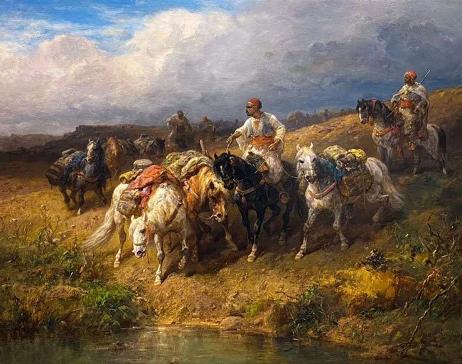 ADOLPHE SCHREYER PAINTINGS FOR SALE | Mark Murray Fine Paintings