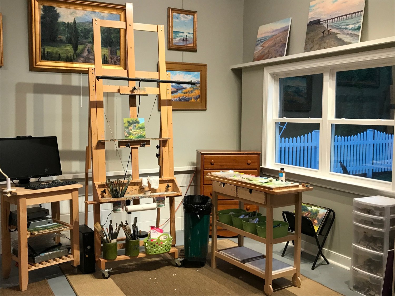 art-studio-lighting — Blog; Painting Thoughts and Process — Jennifer ...