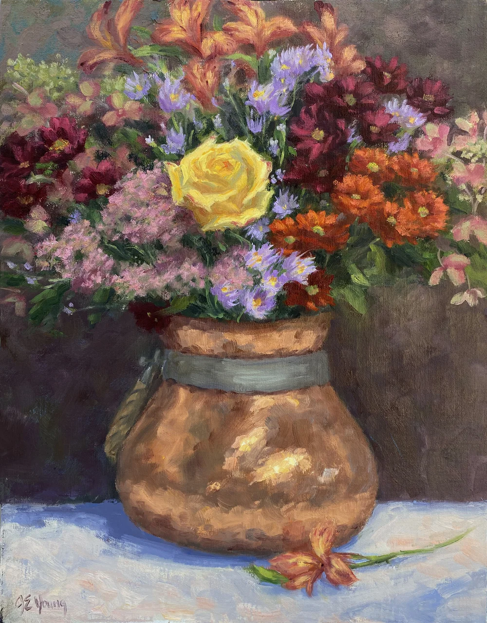 Still Life Oil Paintings Of Flowers