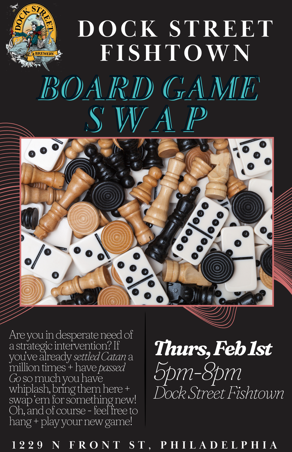 Board Game Swap — Dock Street Brewery