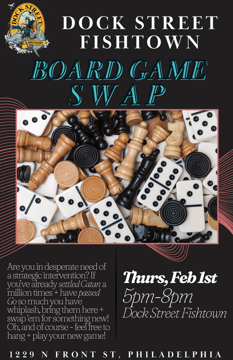 Board Game Swap — Dock Street Brewery