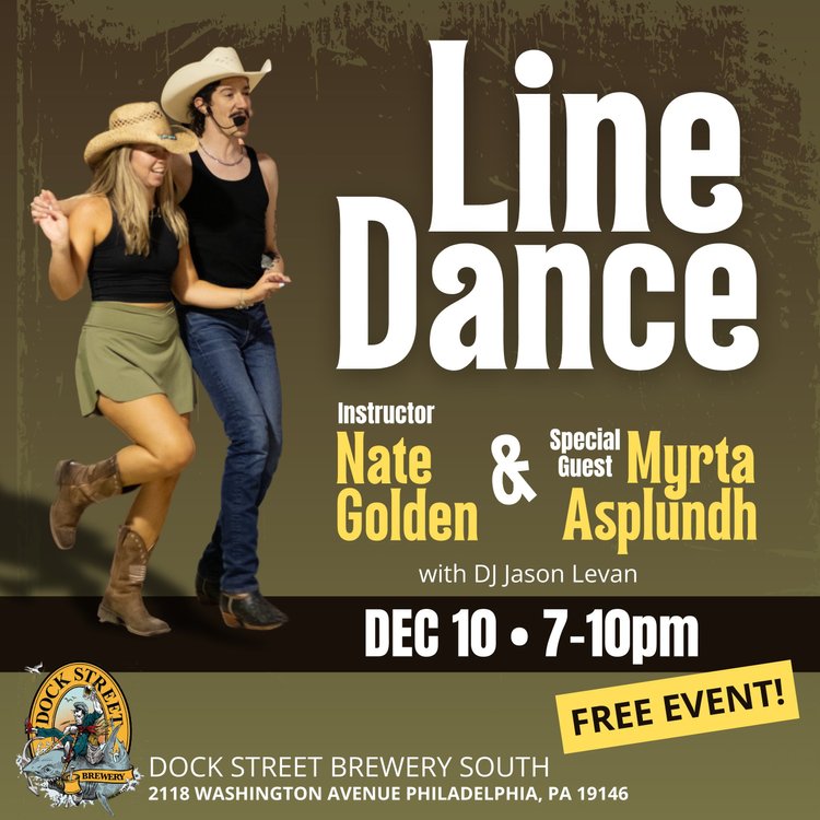 Line Dancing with Nate Golden - SPECIAL TUESDAY DATE — Dock Street Brewery