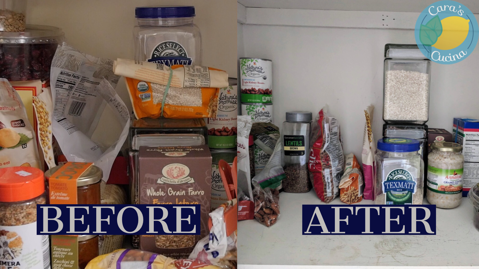 How To Organize A Healthy Pantry — CaraDiFalco.com