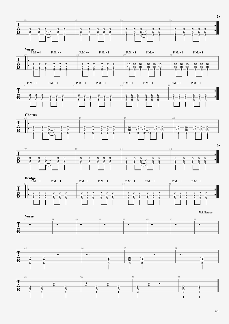 Skillet Monster Guitar Chords