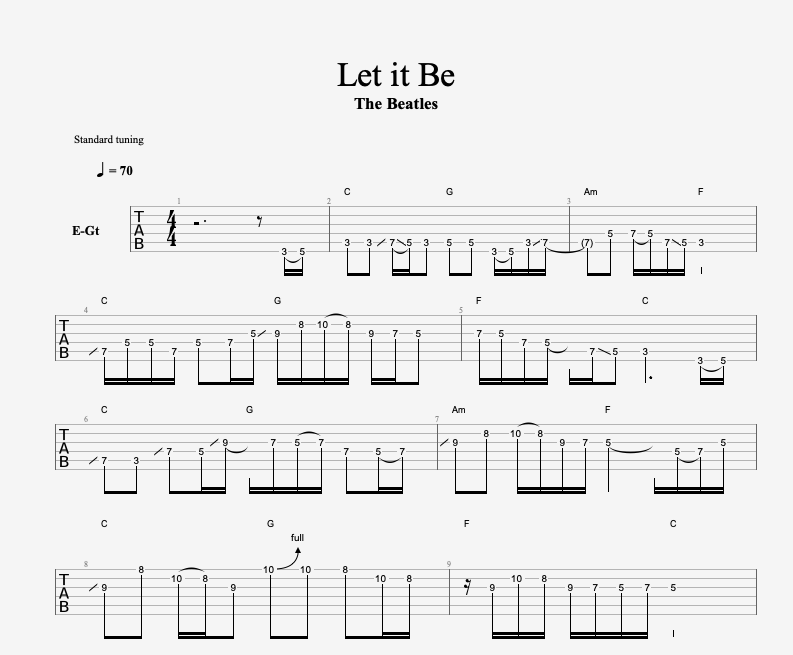 Let it Be - The Beatles — Paliatsky Music Lessons: In-Home Music ...