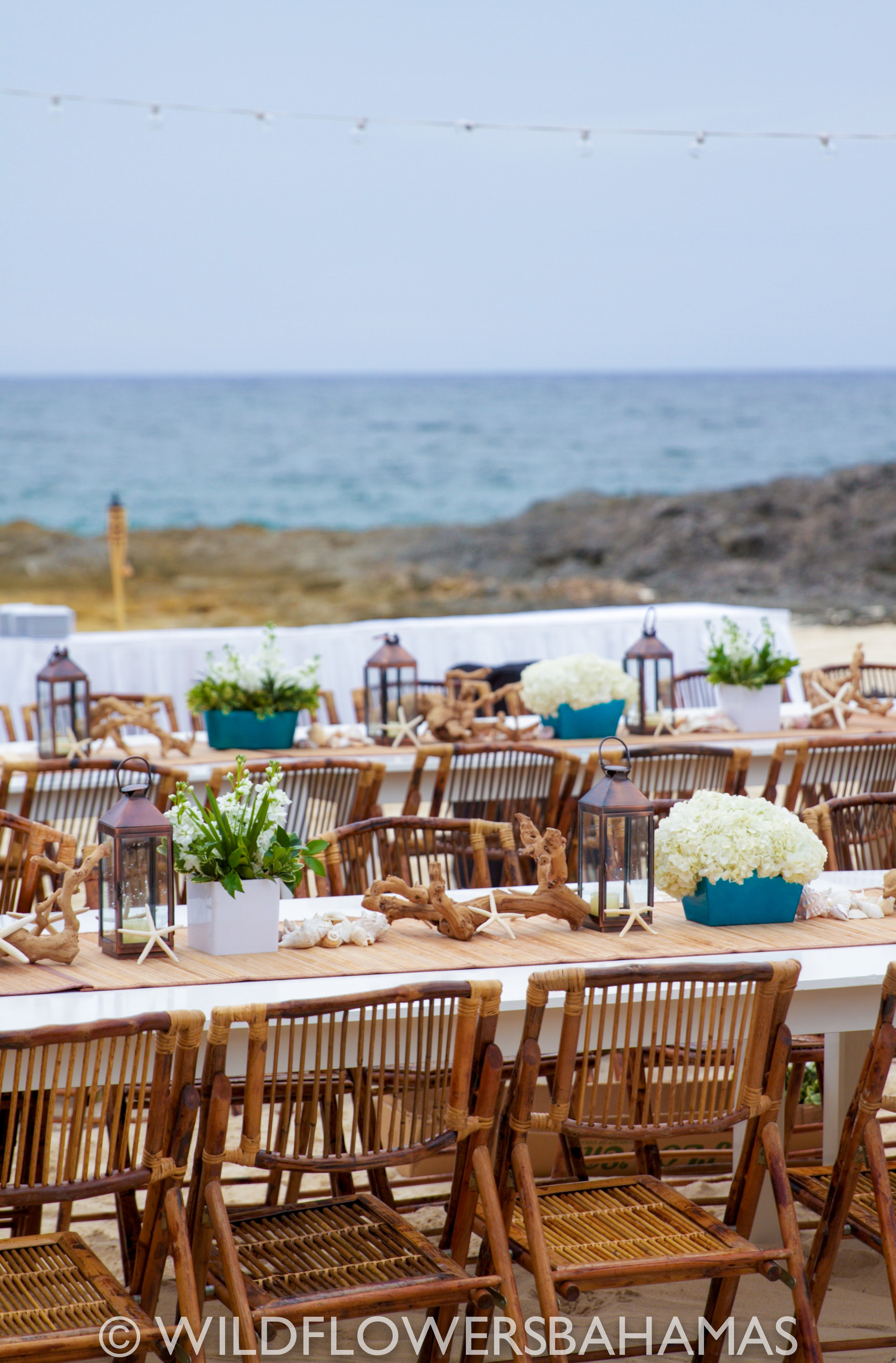 Corporate Beach Reception — WILDFLOWERS EVENTS