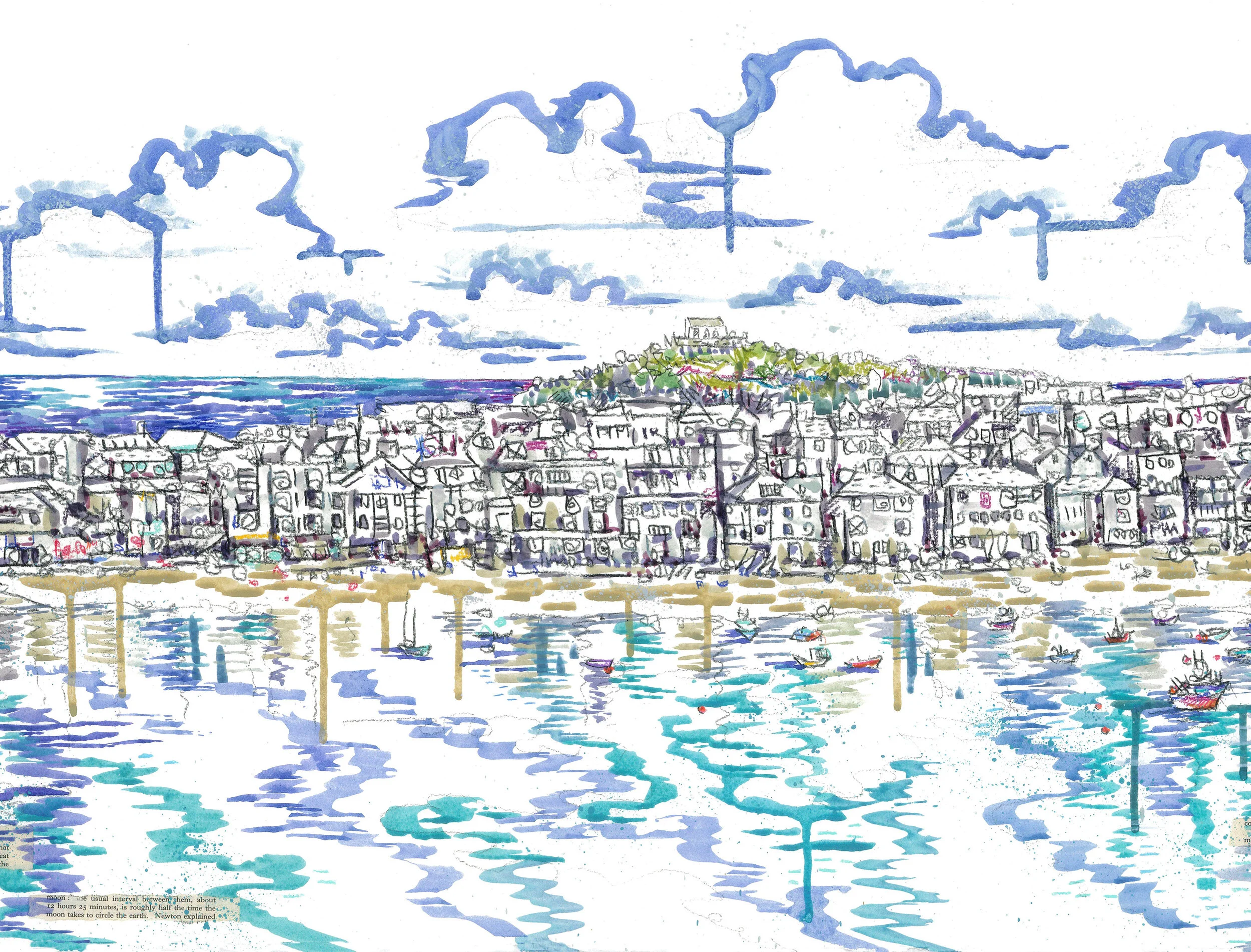 Just finished, latest commission.. Coastal view of St Ives — Kirsten ...