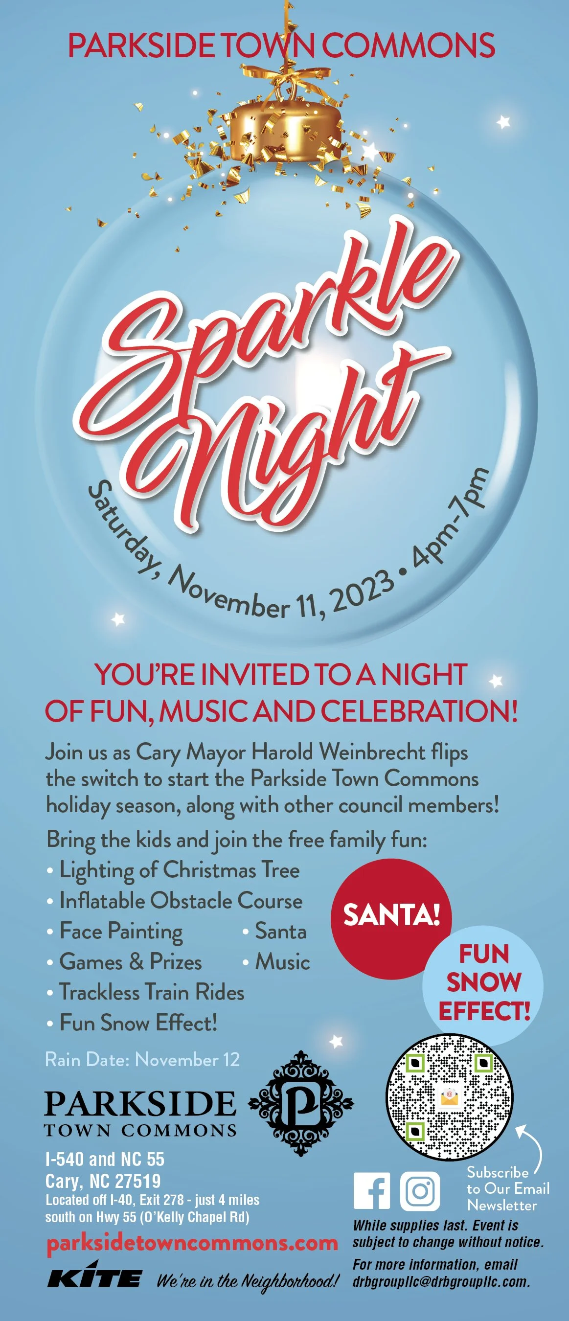 Sparkle Night — Parkside Town Commons