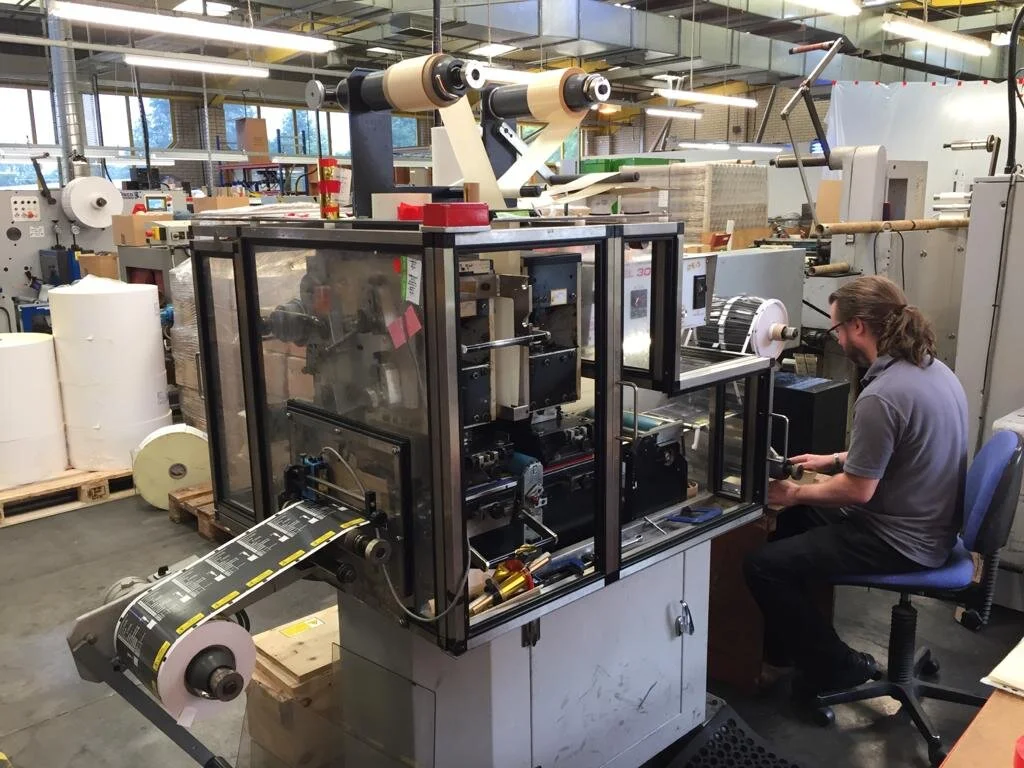 Newfoil 3000 MK2 — Berkeley Machinery - Innovative Label & Packaging ...