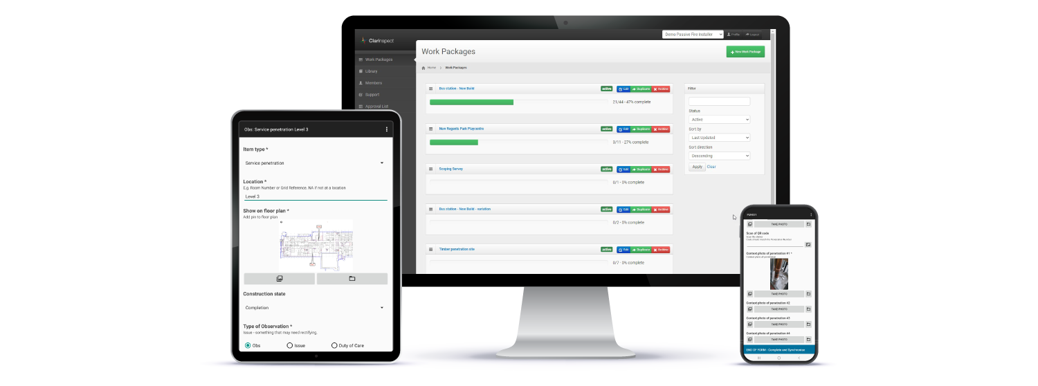 Book A Demo — Clarinspect - Mobile Inspection Software for Professionals