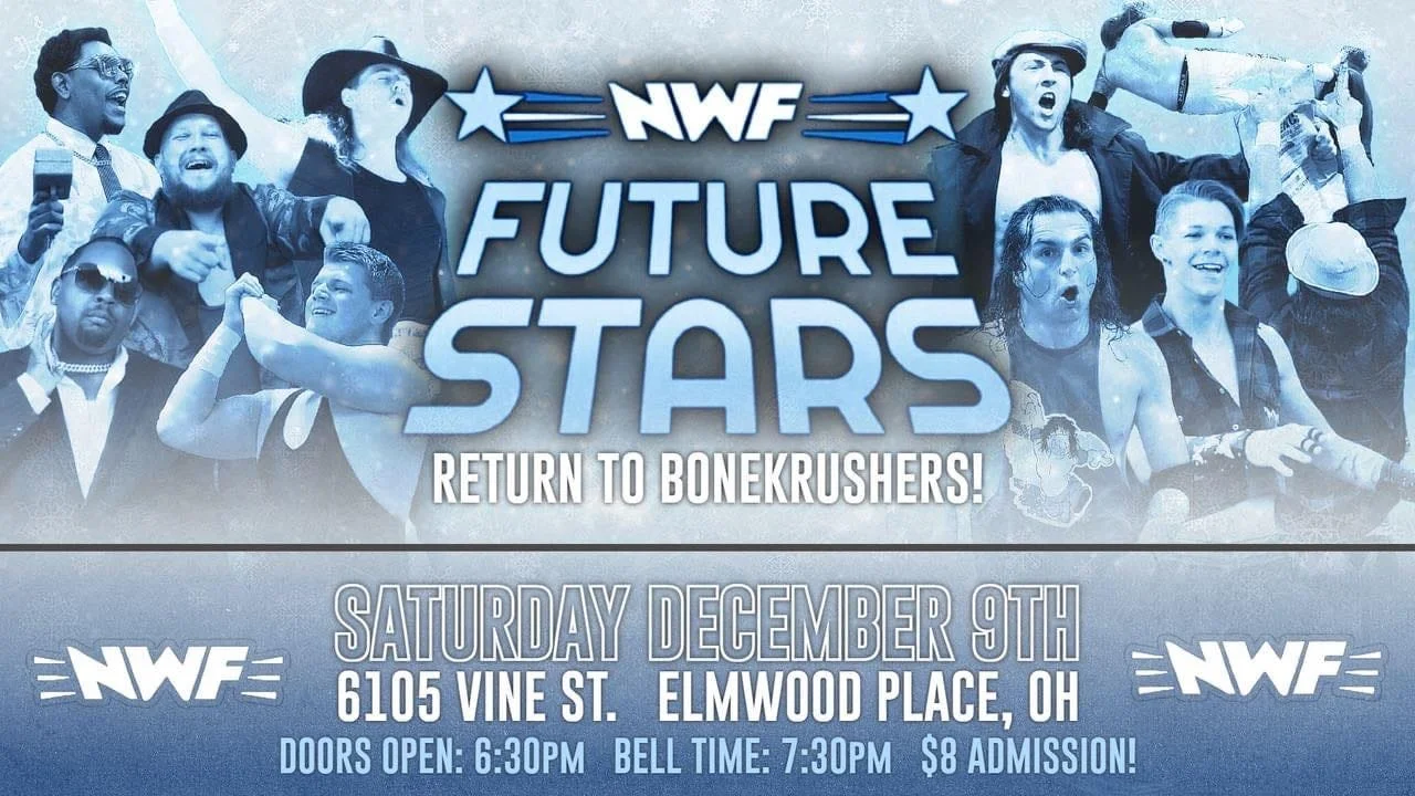 NWF Future Stars present Live Pro Wrestling on December 9 at Bonekrushers — NWF