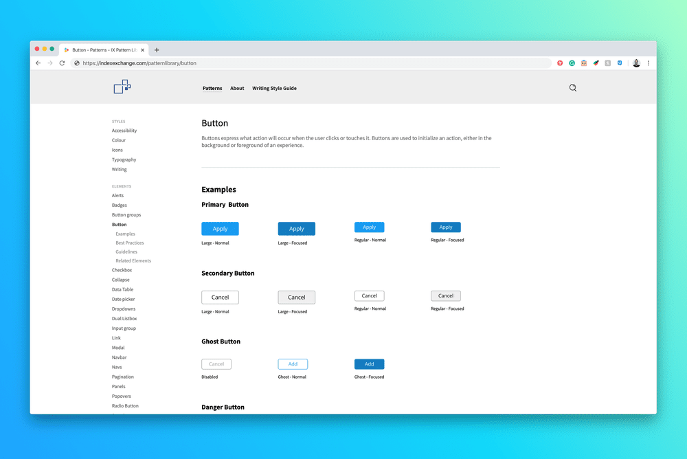 Pattern Library — Ryan Neufeld
