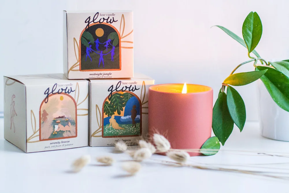 Glow- Candle Packaging Design — MRD