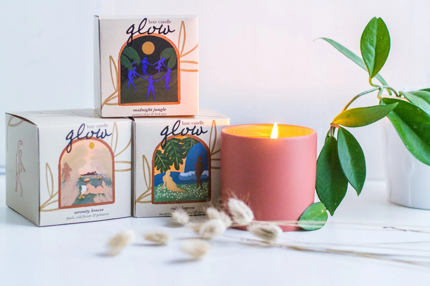 Glow- Candle Packaging Design — MRD