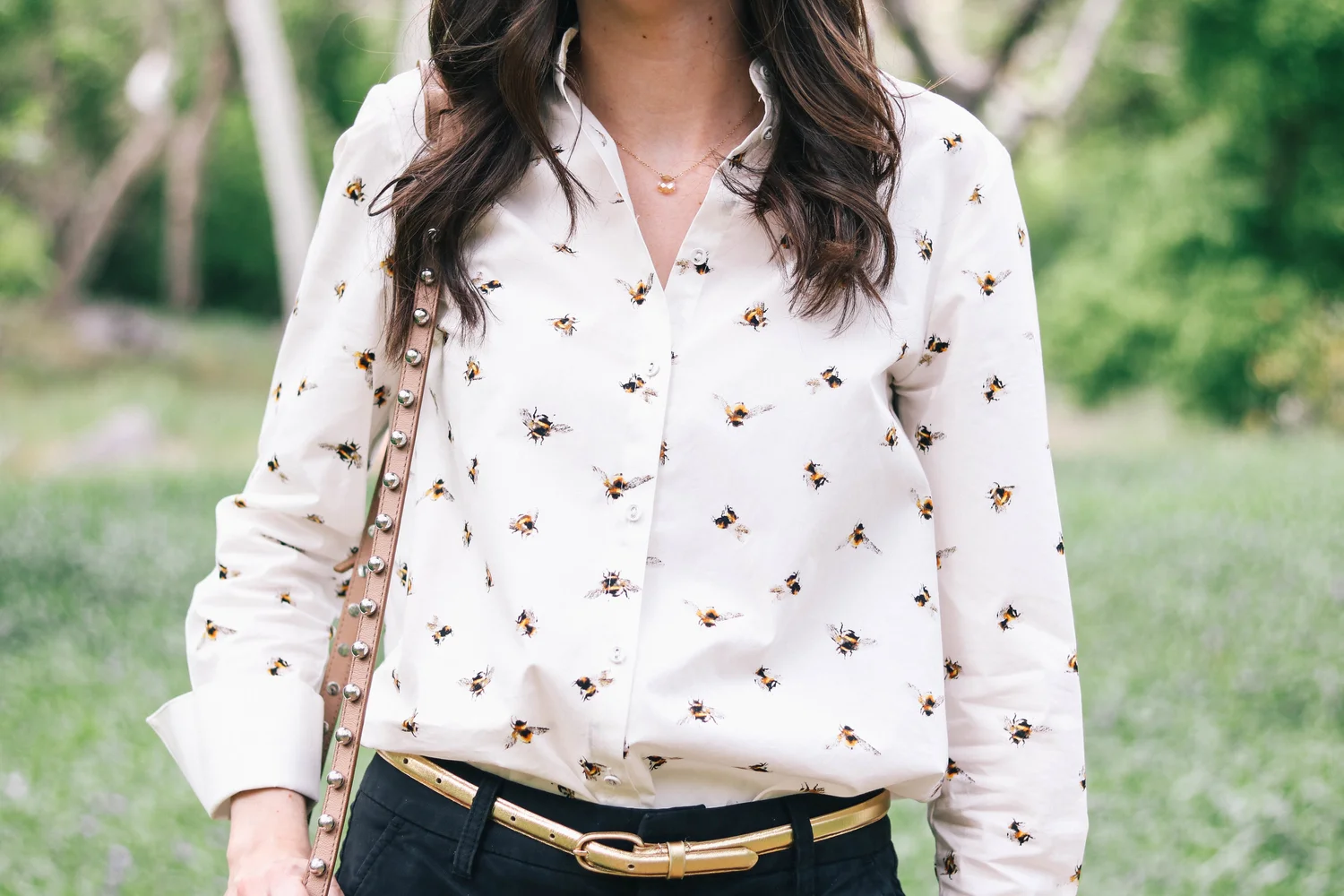 Bumble Bee Button Up — Blushful Belle