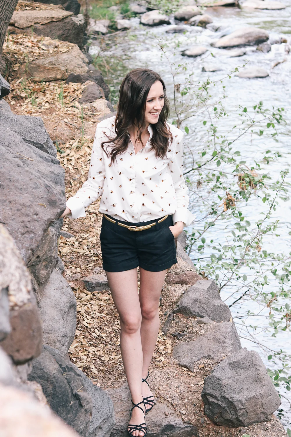 Bumble Bee Button Up — Blushful Belle