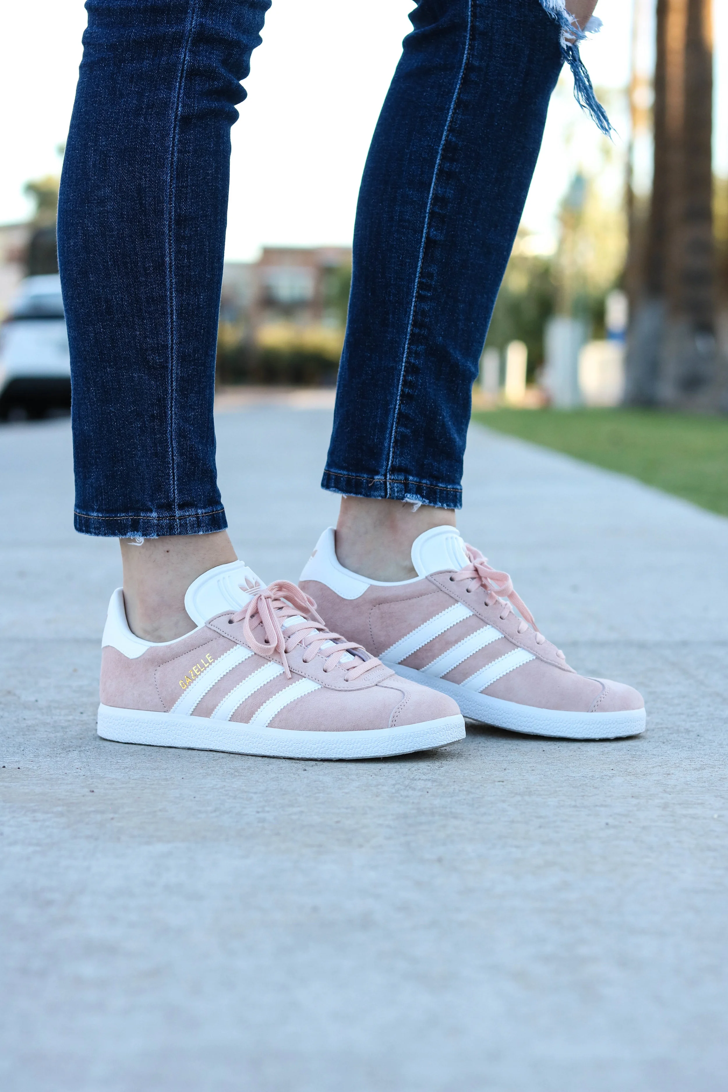 Adidas Gazelle Jeans Outfit