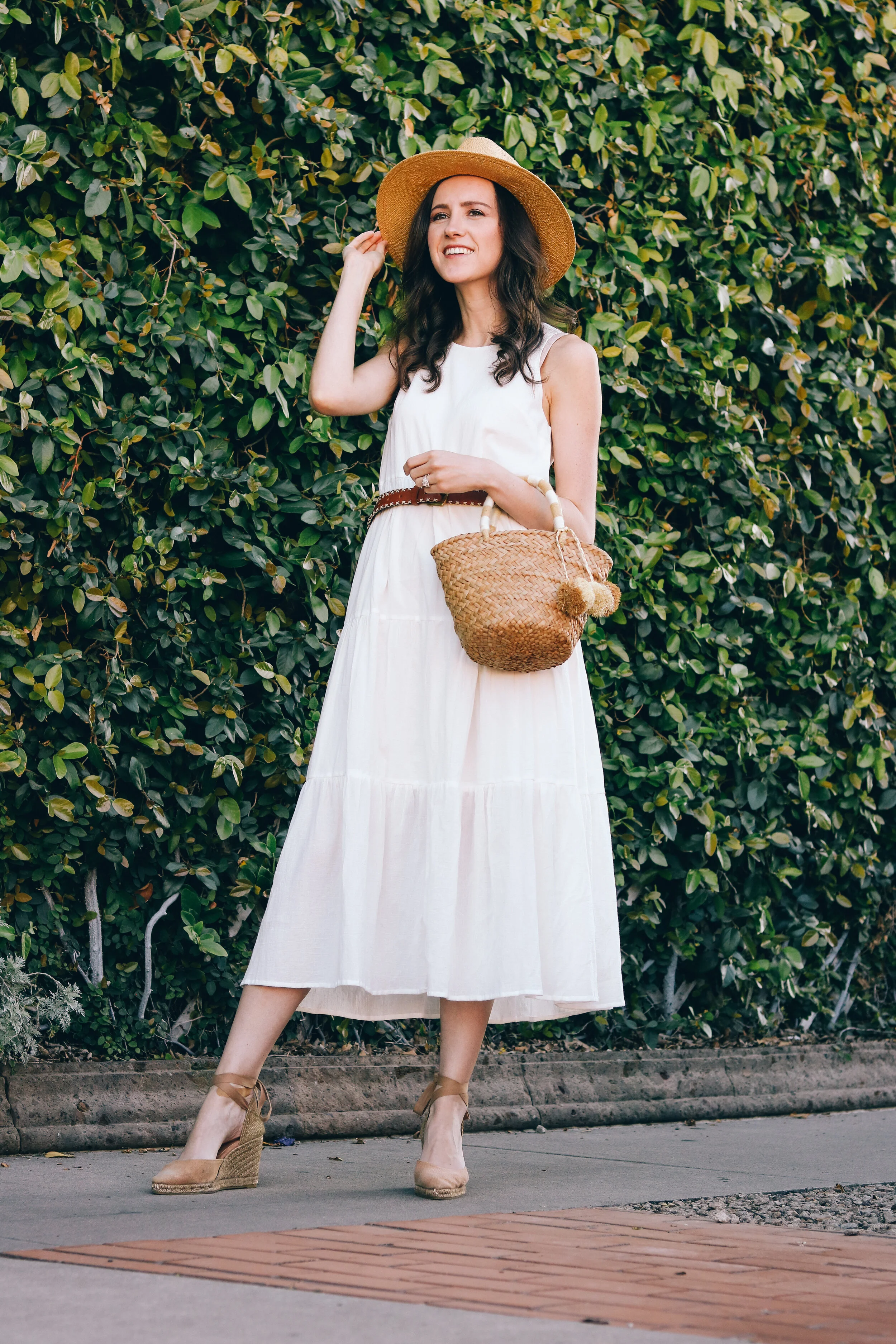 A Perfect White Spring Dress for $30 — Blushful Belle