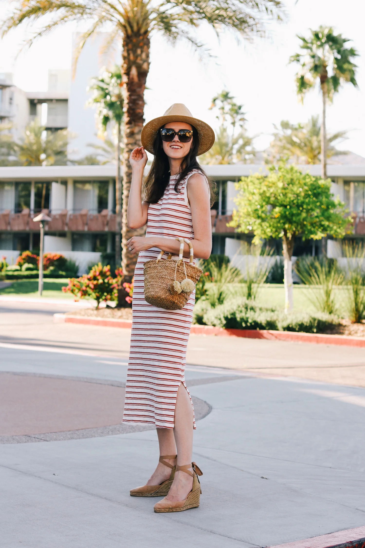 Target Style: Striped Midi Dress — Blushful Belle