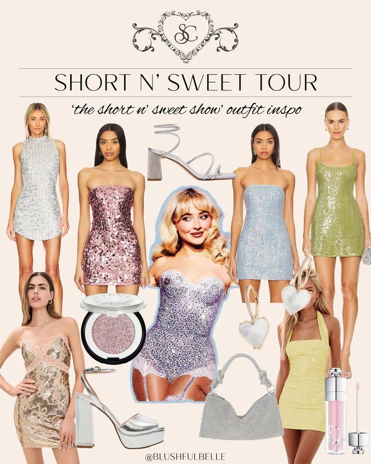 Sabrina Carpenter Short N' Sweet Tour Outfit Ideas — Blushful Belle