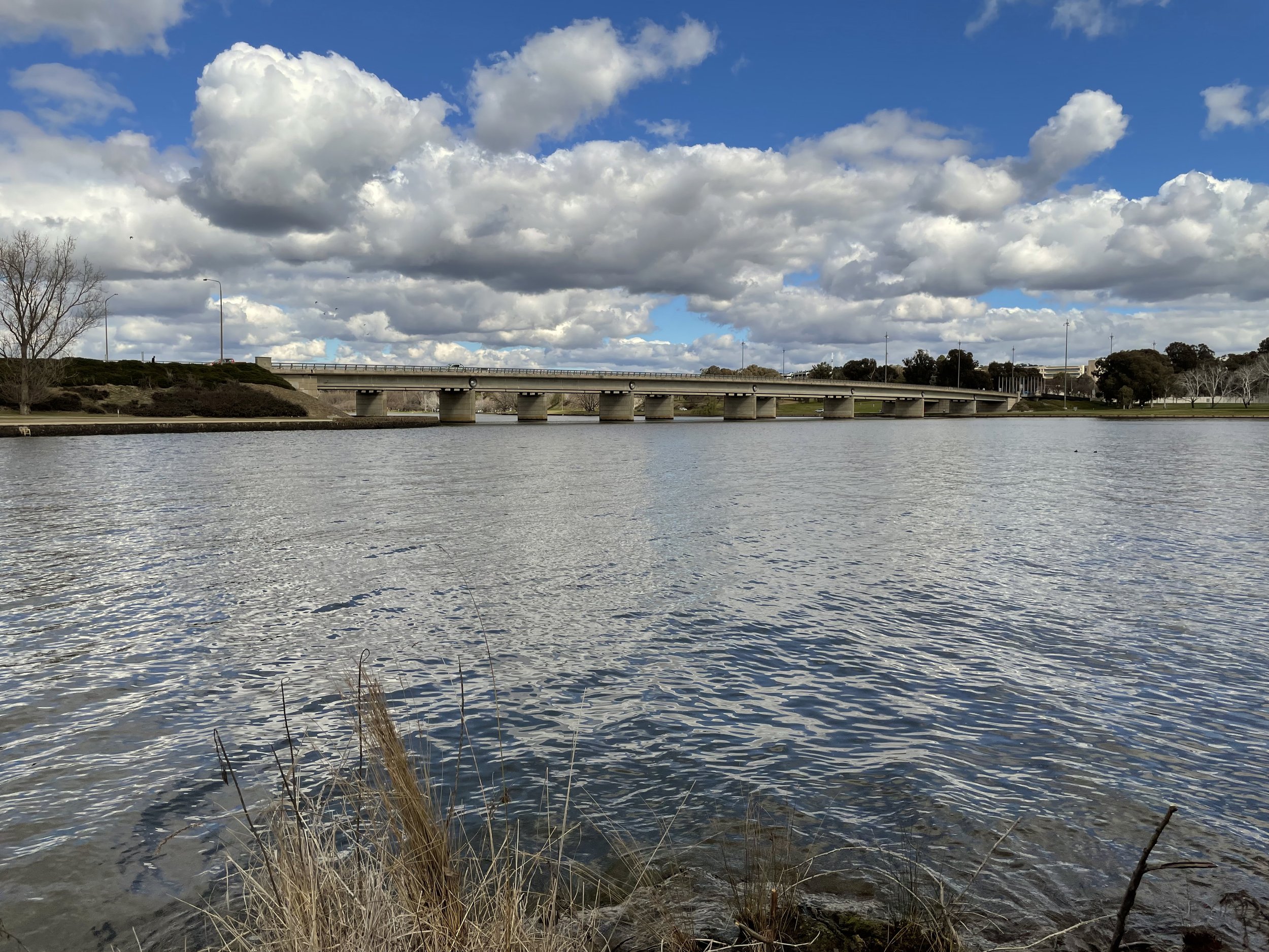 Canberra 2023-08 -2- Queen Elizabeth II Island — Girt By