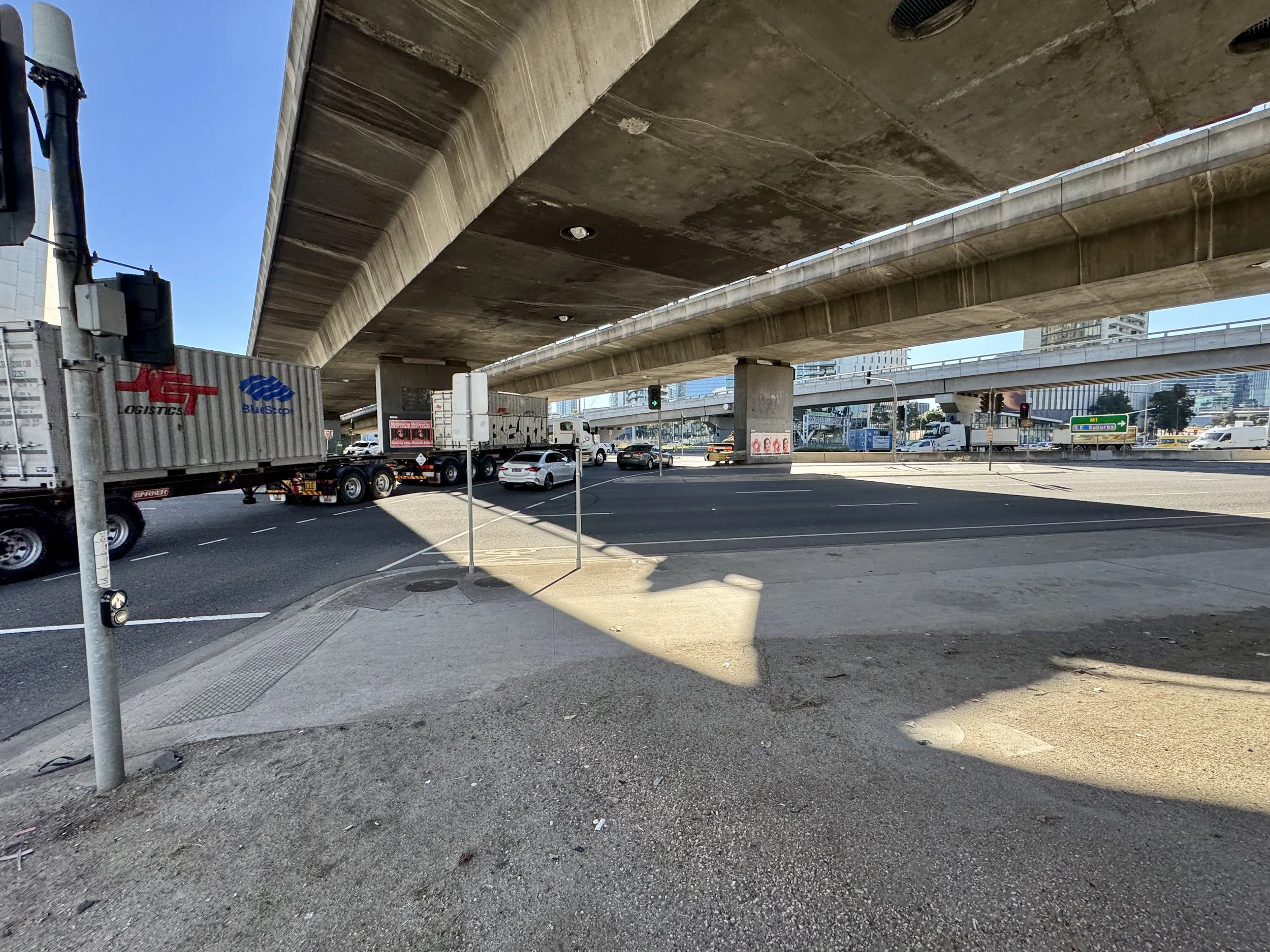 Worst below-freeway intersection in Melbourne — Girt By
