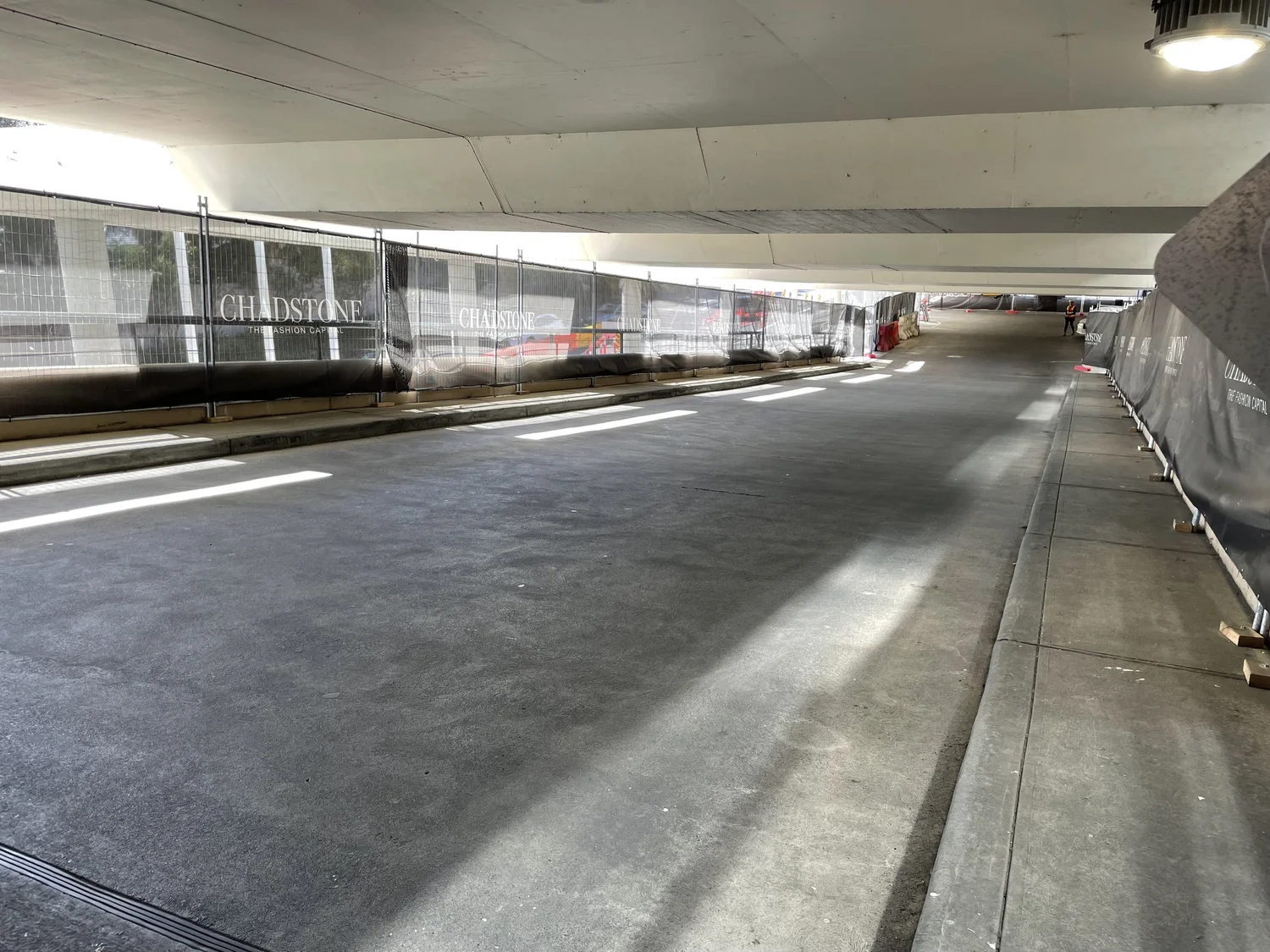 Chadstone Car Park C during early 2023 works — Girt By