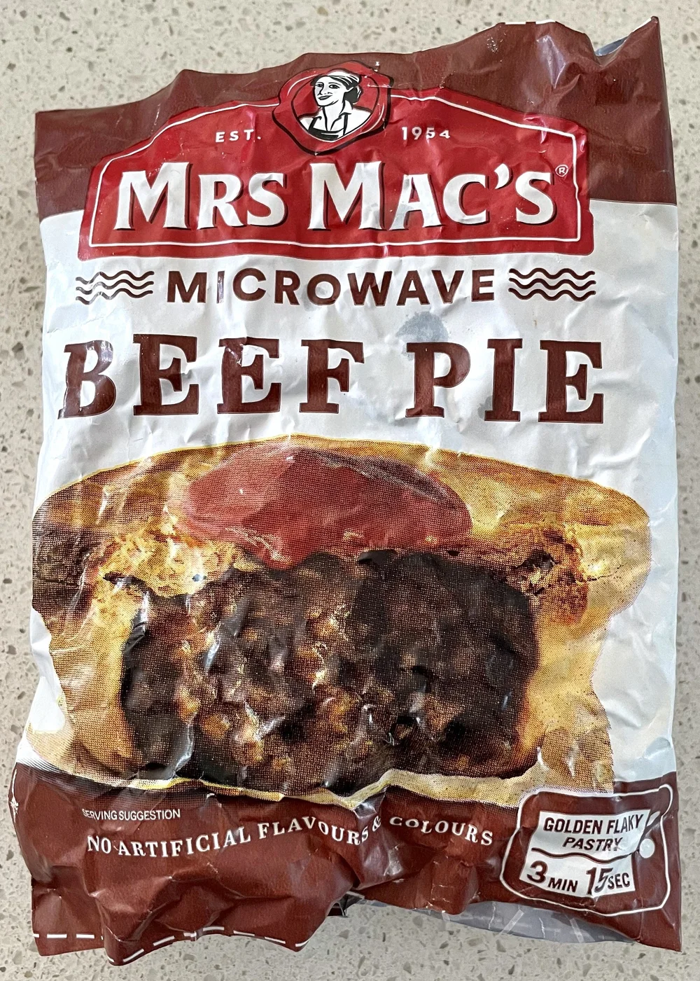 Mrs Mac’s Microwave Beef Pie — Girt By