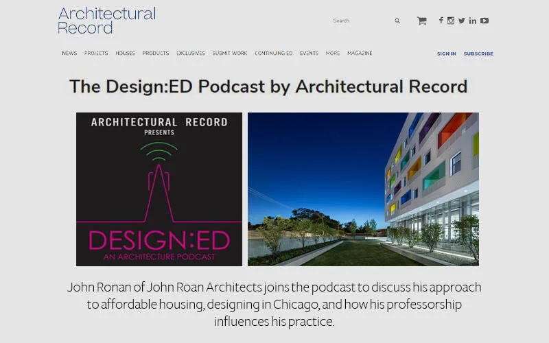 Interviews — John Ronan Architects