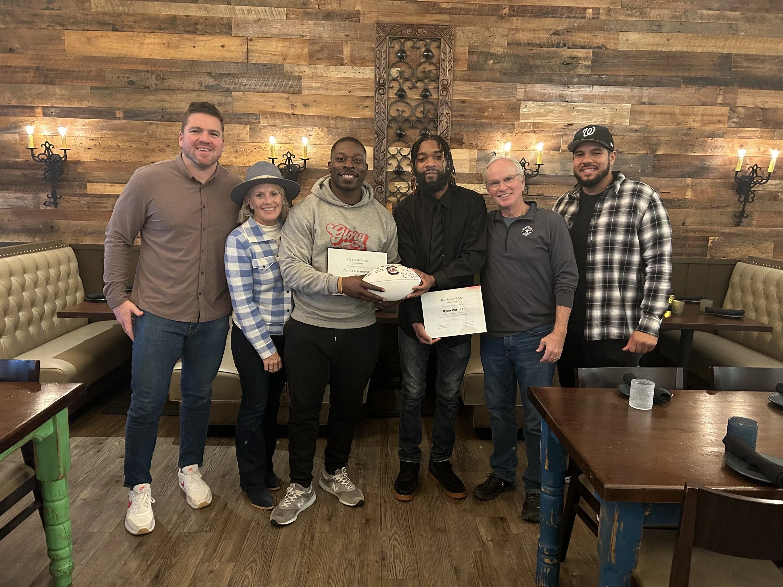 The RJ Hartman Leadership Award — Flag Star Football