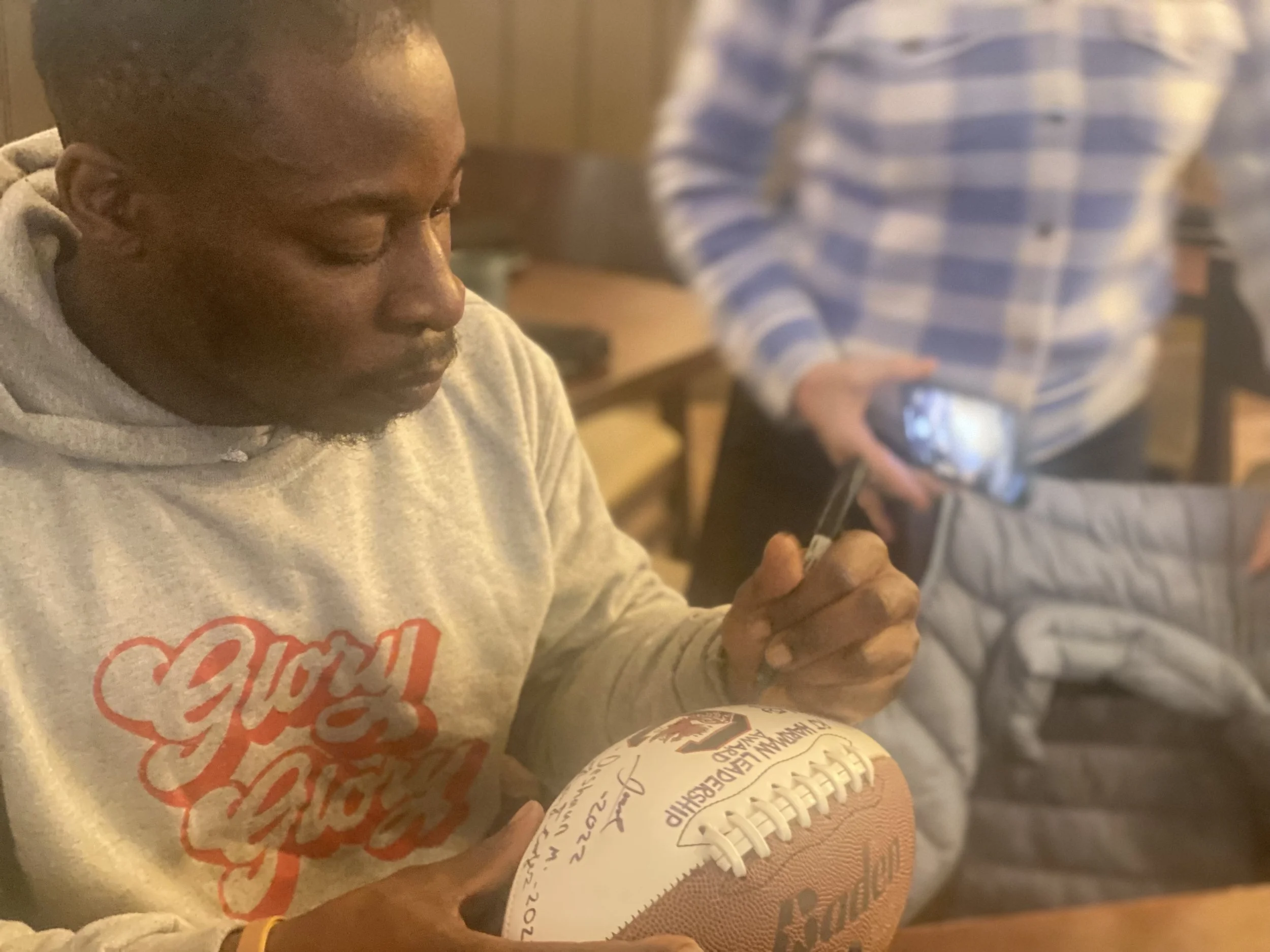 The RJ Hartman Leadership Award — Flag Star Football