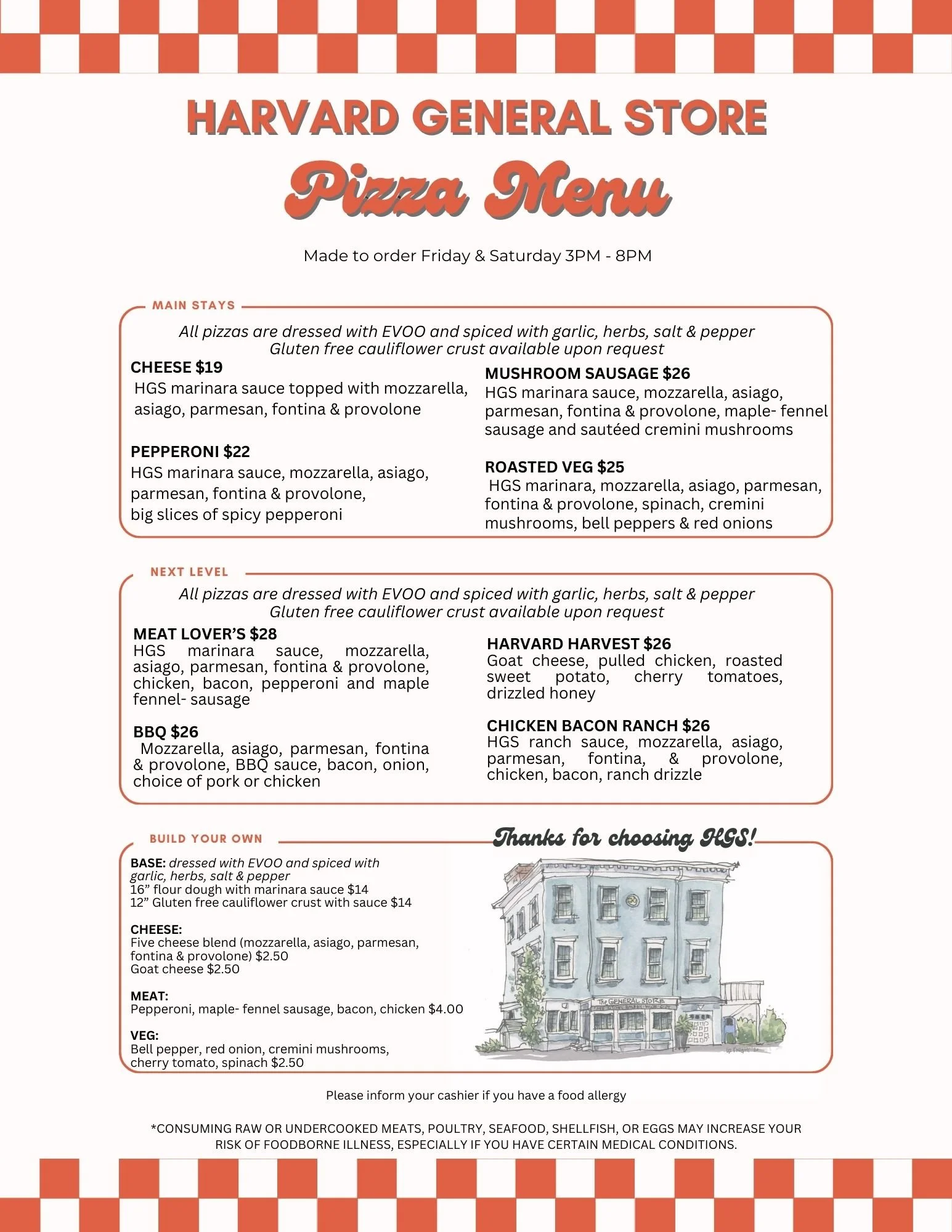 Harvard general store kitchen — Harvard General Store