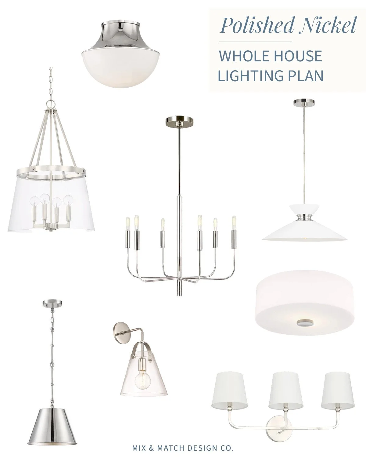 How To Choose Coordinating Light Fixtures For Your Home