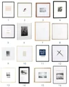 Make a Big Impact with Small-Scale Art: Gallery Frames with Oversized Mats
