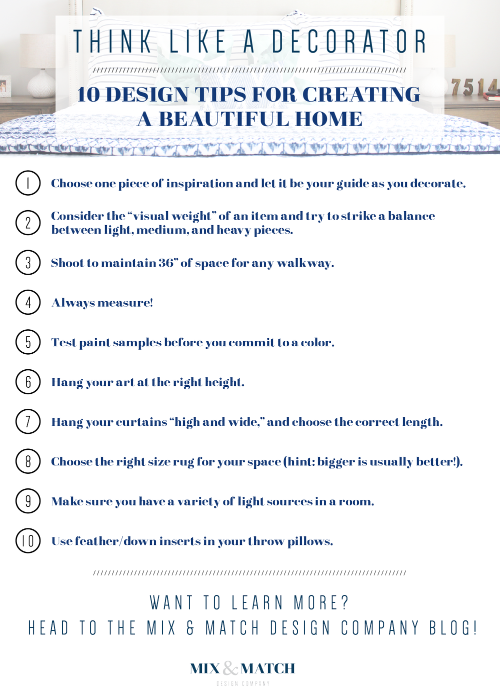 Think Like A Decorator: Ten Design Tips For Creating A Beautiful Home