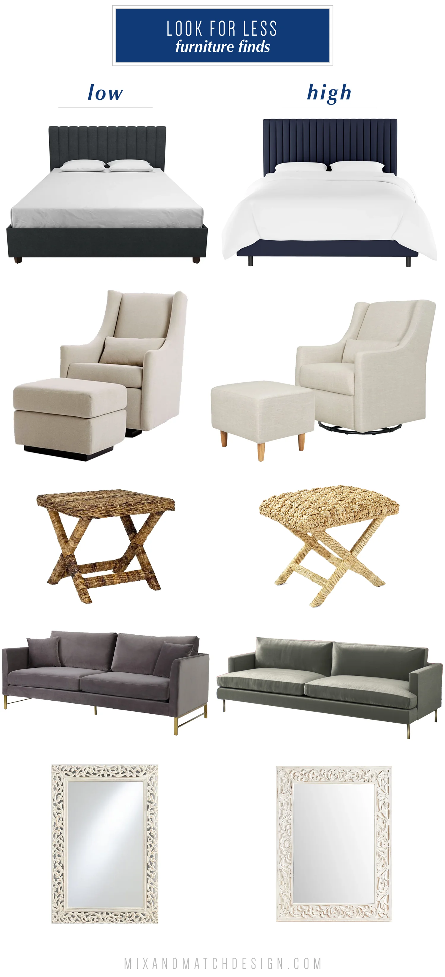 Look for Less: Great Furniture Finds - Edition #2