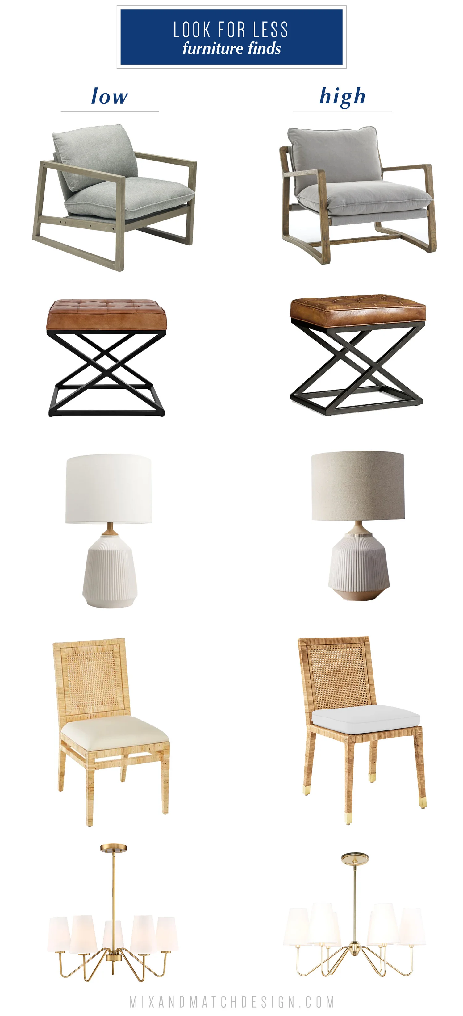 Look for Less: Great Furniture Finds - Edition #5
