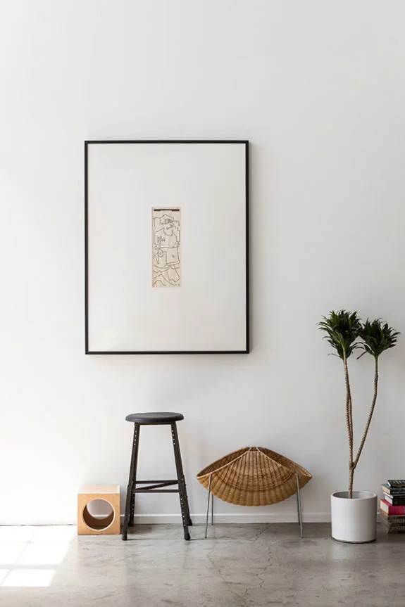 Make a Big Impact with Small-Scale Art: Gallery Frames with Oversized Mats
