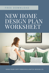 New Home Project Planning Worksheet - Free Download!