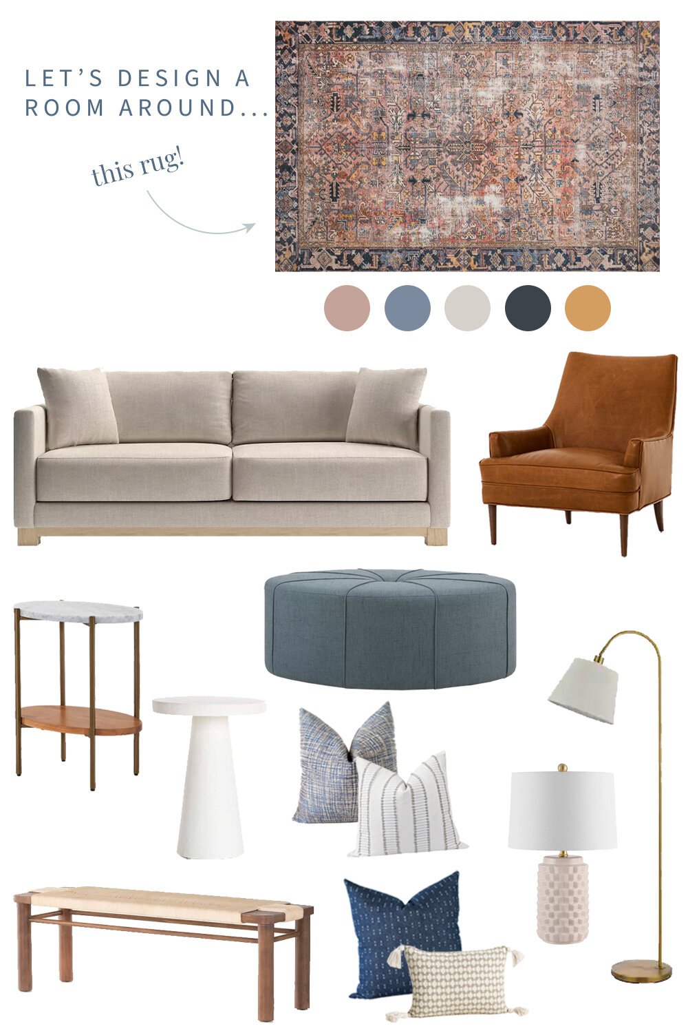 How to Design a Room Around...This Rug!