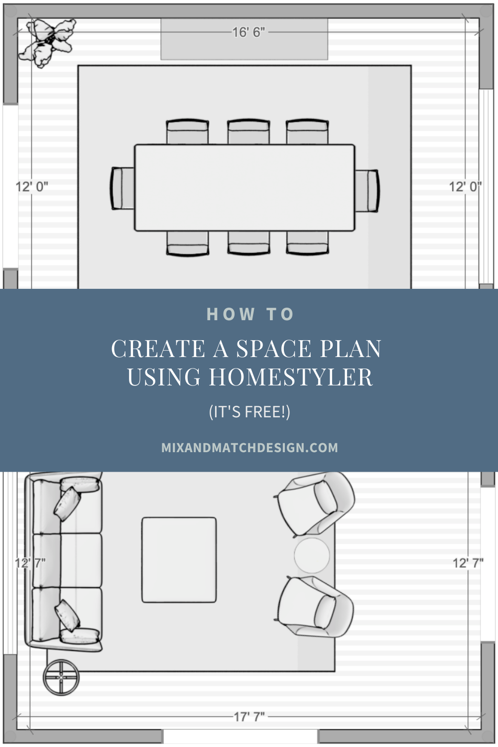 How to Create a Space Plan Using Homestyler