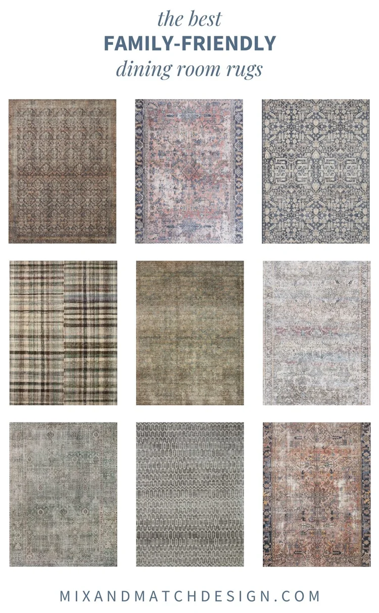 How to Choose a Family-Friendly Dining Room Rug